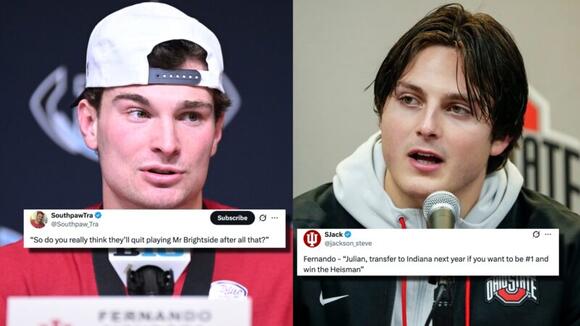 Humorous Reactions Emerge As Julian Sayin And Fernando Mendoza Spotted ...