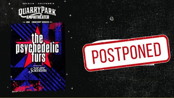 ⚠️ Psychedelic Furs Rocklin concert postponed; refunds available ...