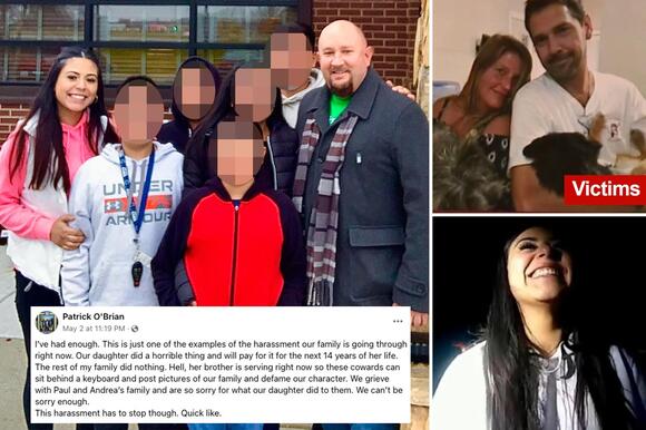 Dad of drunk driver Stephanie Melgoza, who was seen giggling after ...