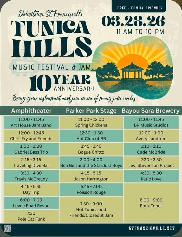Spring Events in St. Francisville March 27–29, 2026 - NewsBreak