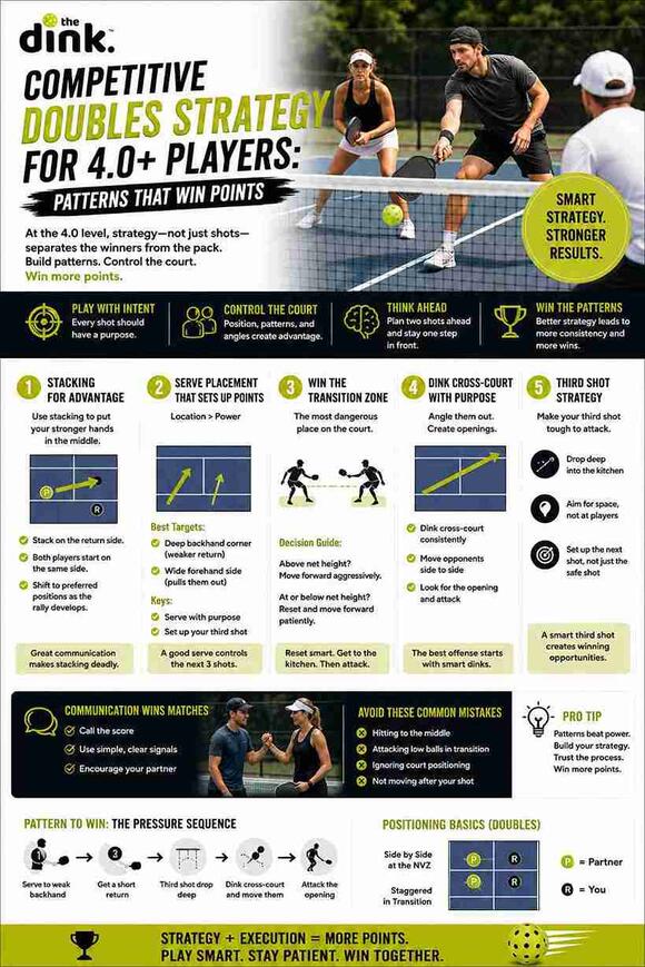 Competitive Doubles Strategy for 4.0+ Players: Patterns That Win Points ...