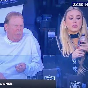 Raiders owner Mark Davis caught with trio of stunning women in VIP box ...