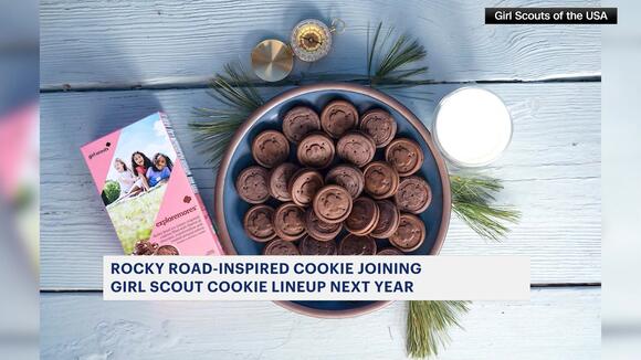 Rocky Road inspired cookie joining 2026 Girl Scout cookie lineup ...