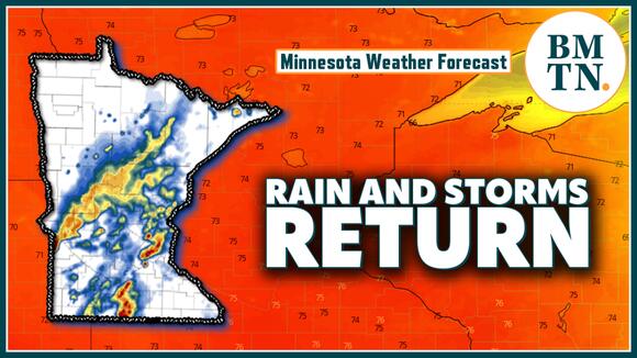 Where rain and storms will strike Thursday-Friday in Minnesota