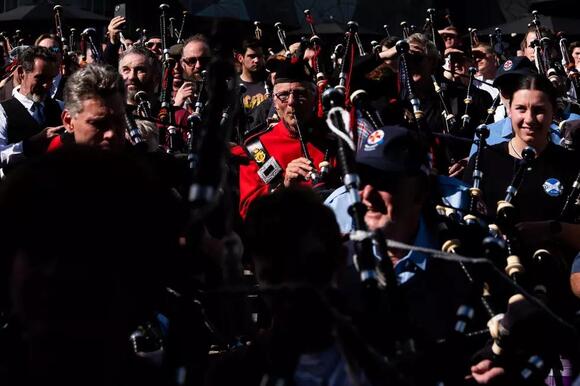 Bagpipers Shatter World Record Playing AC/DC Anthem in Australia ...