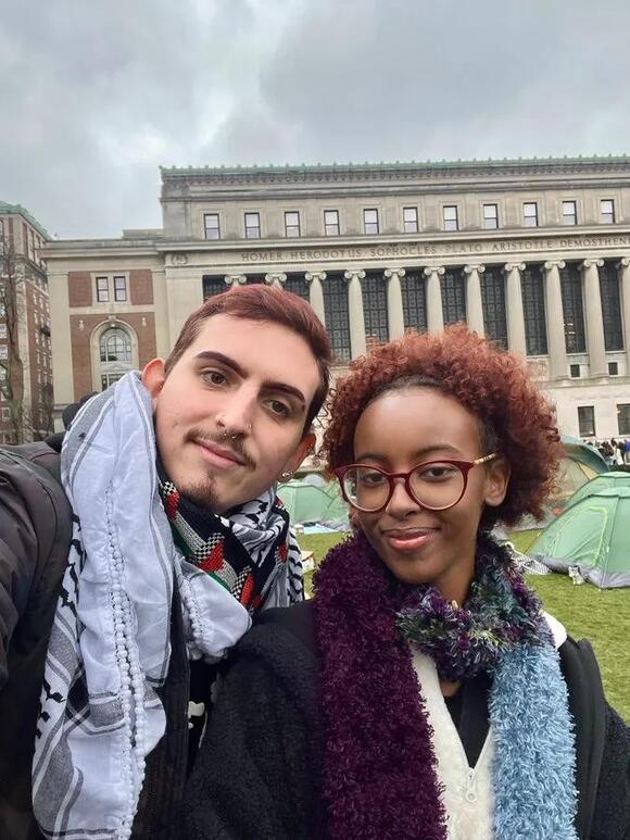 These are the extremist student leaders of the anti-Israel protest camp ...