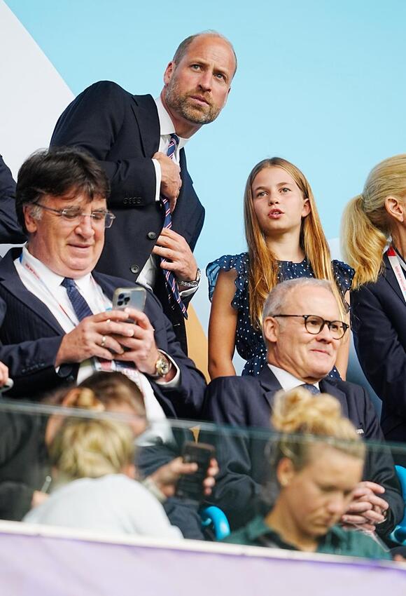 Jubilant Princess Charlotte celebrates Lionesses Euro 2025 win with her ...
