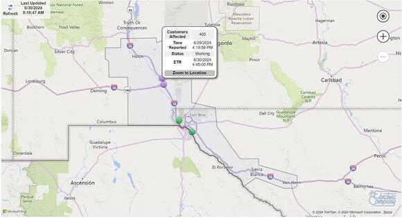Las Cruces power outage lasts through weekend, no certain time ...
