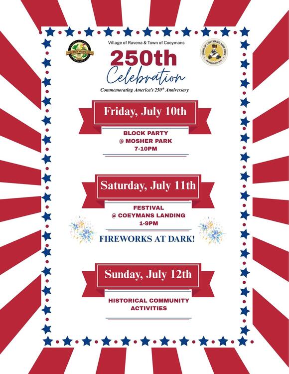 Ravena Fire Department plans 250th birthday celebration - NewsBreak