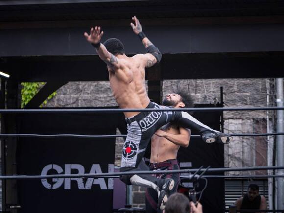 Photos: Wrestling comes to Jackson Square with first Batavia Rumble ...