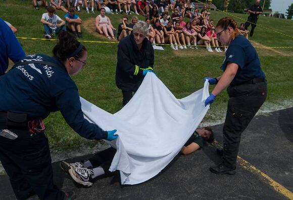 Photos: DWI drill in Elba gives students front row seat to what its ...