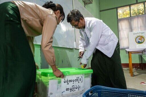 Myanmar's pro-military party has claimed victory in polls that critics ...