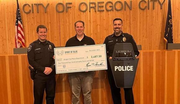 Grant funding buys ballistic shield for Oregon City Police Department ...