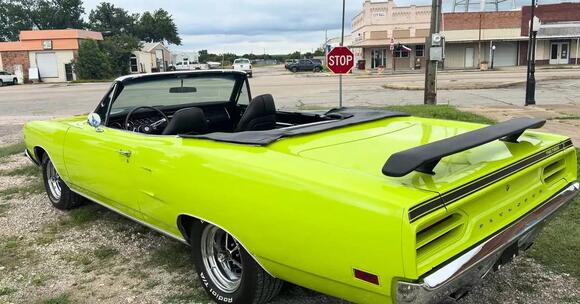 Rare 1970 Plymouth Road Runner Convertible Packs a Long List of Options ...