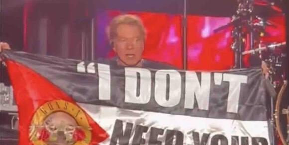 Axl Rose Gets Political Over Palestine At Concert - NewsBreak