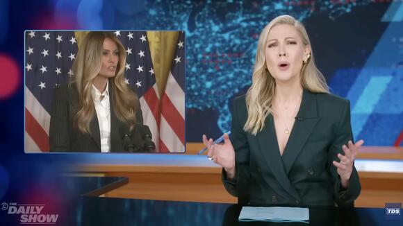 ‘Daily Show’ Jokes About Melania Trump’s Speech - NewsBreak