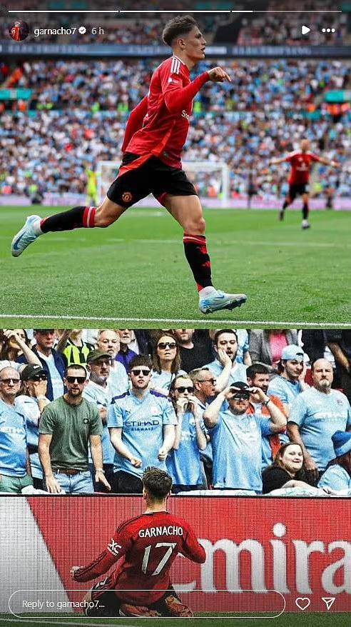 Is this Instagram post the moment Alejandro Garnacho learned he was ...