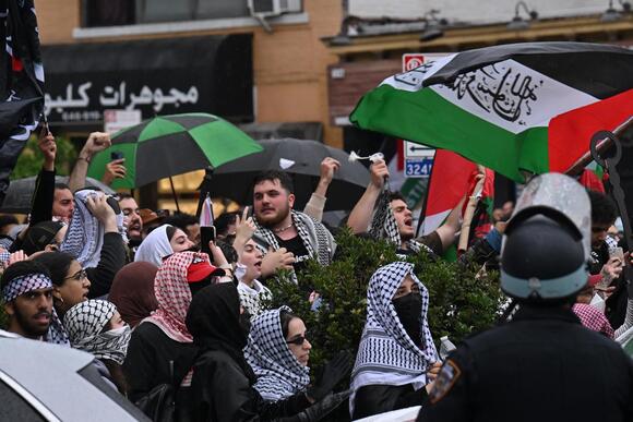 Hamas flag proudly waved at NYC anti-Israel demonstration: ‘Marching ...