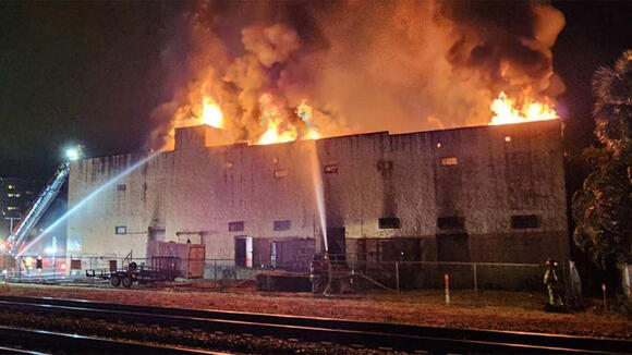 Fire engulfs warehouse owned by Jack the Bike Man nonprofit - NewsBreak