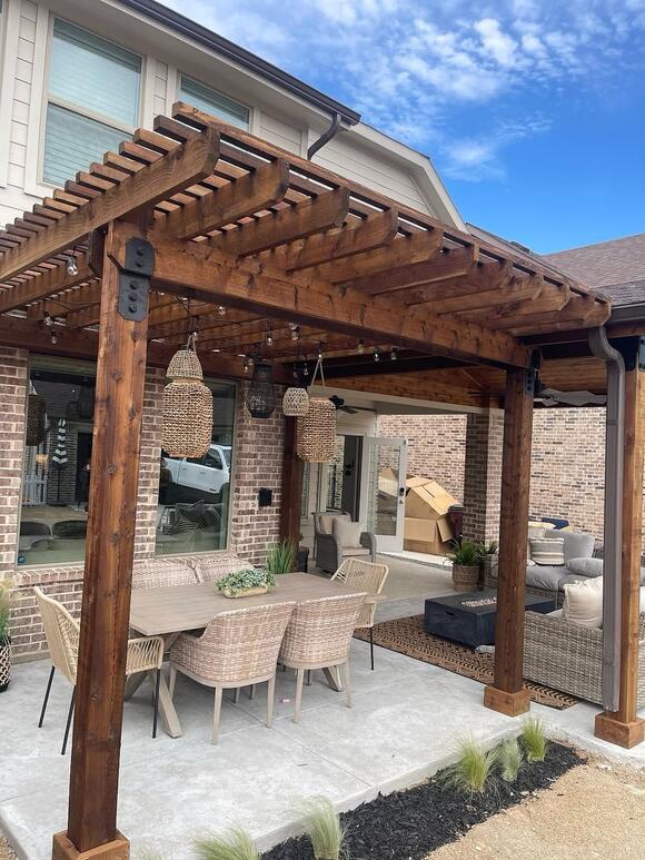 22 Patio Ideas That Replace Basic Concrete Slabs With Outdoor Living ...