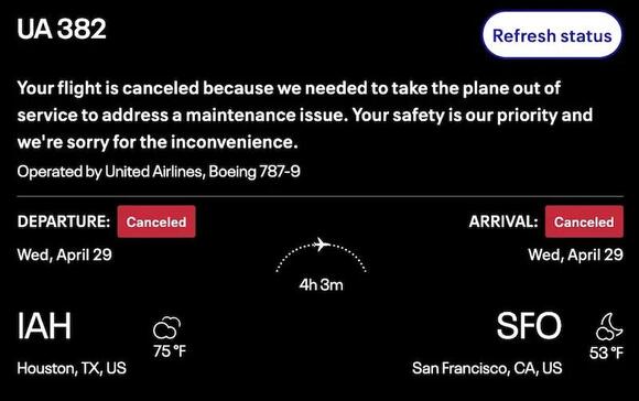United's Fancy New Boeing 787 Has Some Serious Maintenance Issues ...