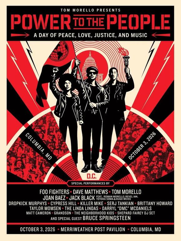 Tom Morello Announces Power to the People Festival Lineup - Serj ...