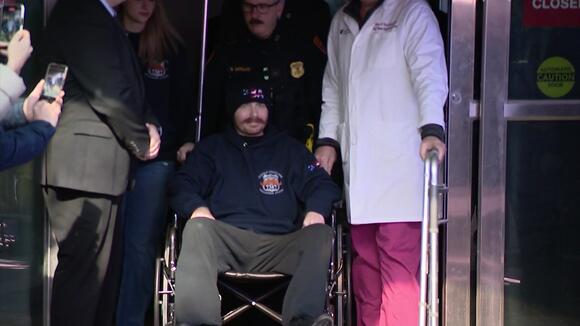 Suffolk police officer Brendon Gallagher released from hospital after ...
