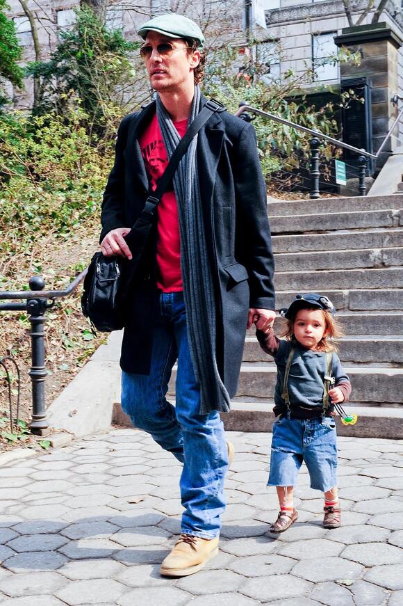 Matthew McConaughey's 17-Year-Old Son Levi Joins His Father at the 2025 ...