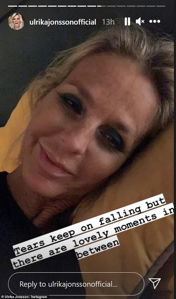 'Tears keep on falling but there's lovely moments in between': Ulrika ...