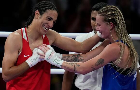 Anna Luca Hamori breaks silence on Imane Khelif gender row after ...