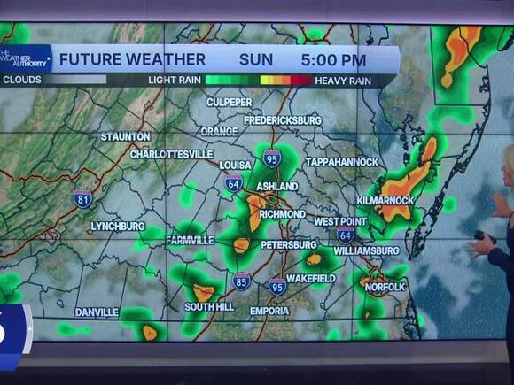 Cooler Saturday, storm risk returns Sunday across Virginia - NewsBreak