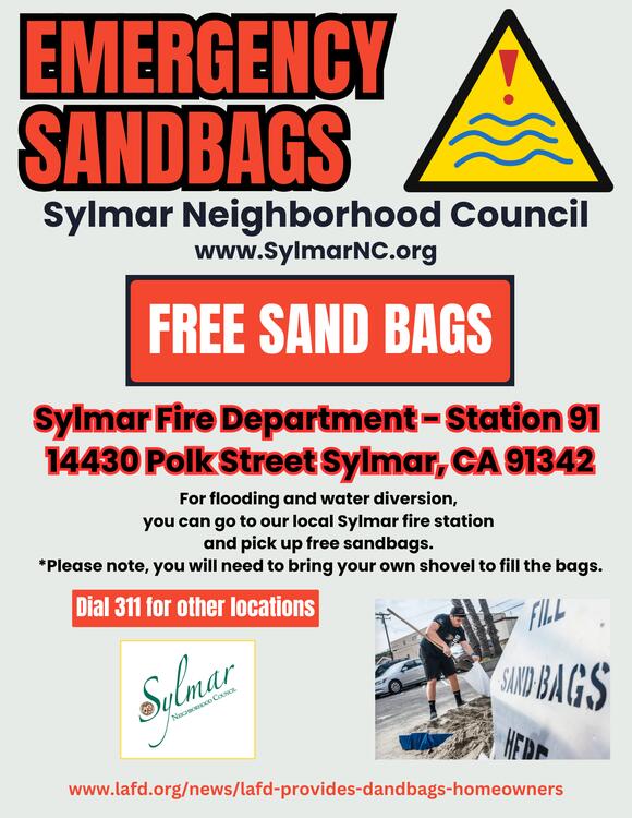 Free sandbags available at Sylmar Recreation Center - NewsBreak