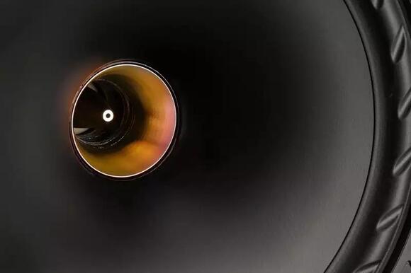 Bookshelf speakers put the tweeter in the throat of the driver cone ...