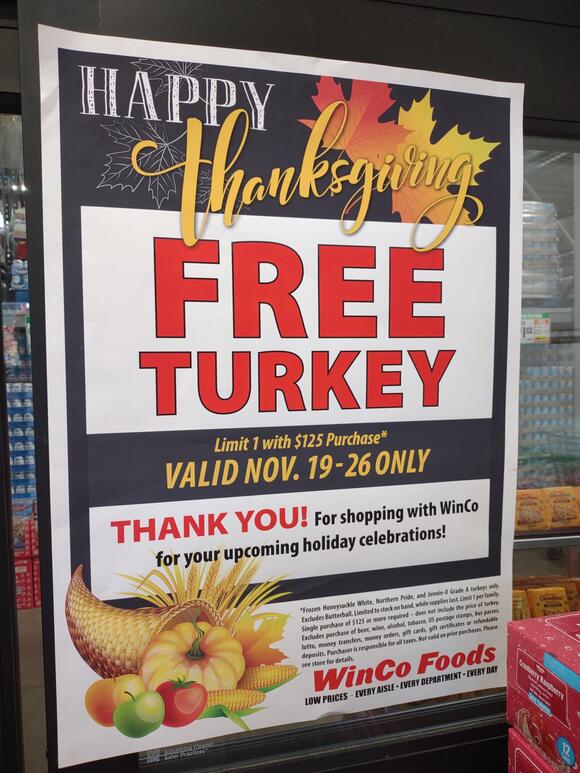 WinCo's Free Turkey Deal Is Back for Thanksgiving 2025 - Here's How to ...