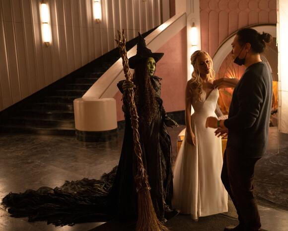 A sneak peek of the 'Wicked: For Good' sets has us dreaming in pink and ...