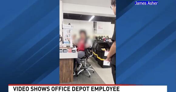 WATCH: Office Depot Employee Fired Over Charlie Kirk Prayer Vigil Poster - NewsBreak