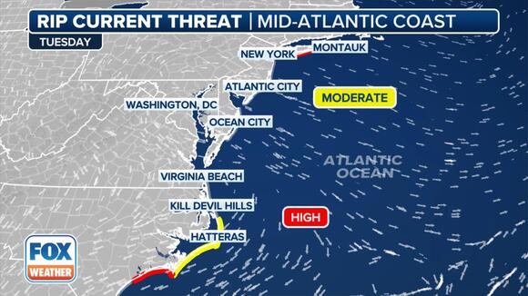 Swimmers warned of more life-threatening rip currents along US beaches ...