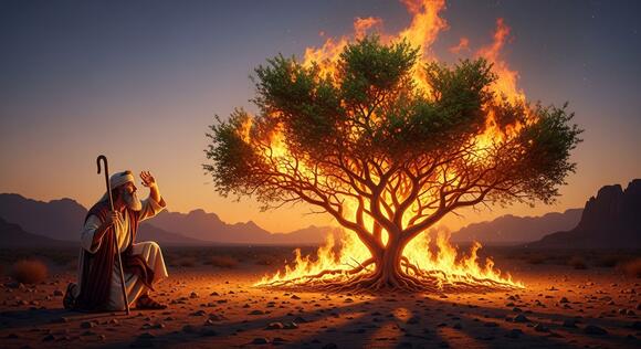 The miracle of the Burning Bush wasn't the fire; it was the branches ...