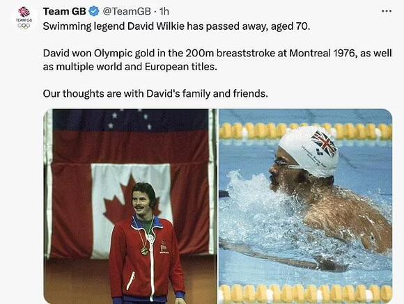 Sharron Davies leads the tributes to British Olympic swimming great ...