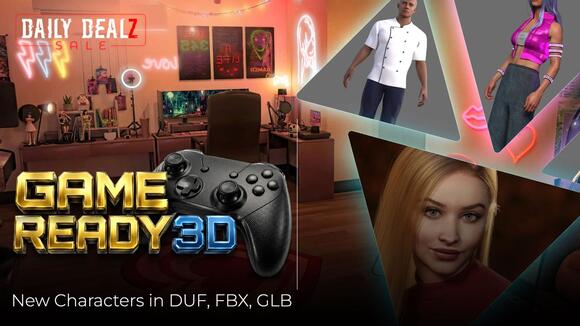 Daz 3D launches game-ready character assets to make Unreal, Unity and ...
