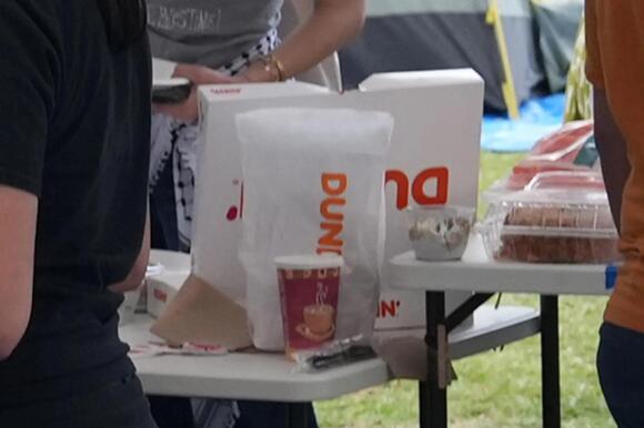 The Columbia protester diet: Anti-Israel students munch on Pret ...