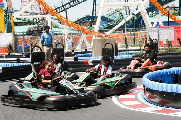 NYC’s first-ever electric-powered go-karts unveiled at Coney Island’s ...