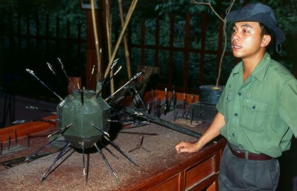 The North Vietnamese Army crafted simple but deadly booby traps and hid ...