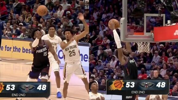 Mark Williams Throws Lob Off the Backboard to Himself in Pure Michael ...