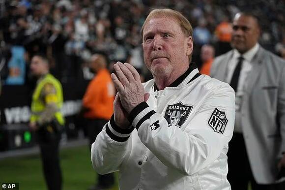 Las Vegas Raiders' billionaire owner Mark Davis, 70, looks ...