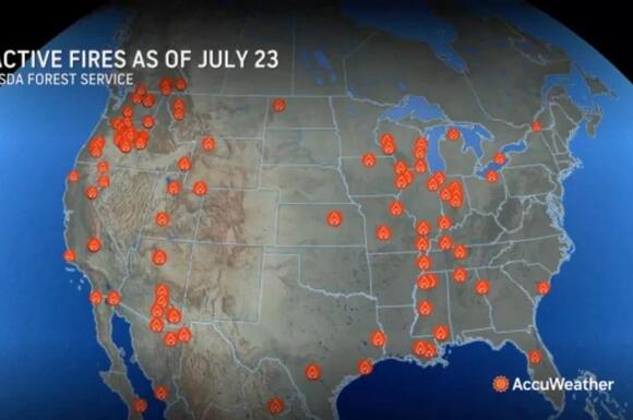 Terrifying maps show wildfire smoke descend across US sparking fears of ...