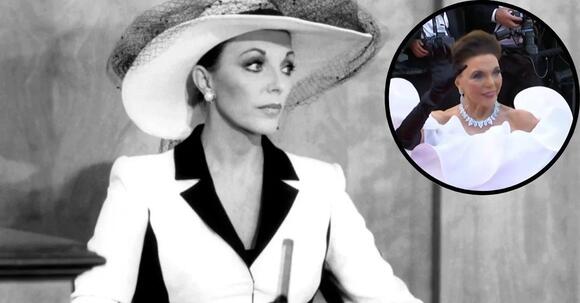 92-Year-Old Joan Collins Attends Cannes In Style That Has Fans Saying ...