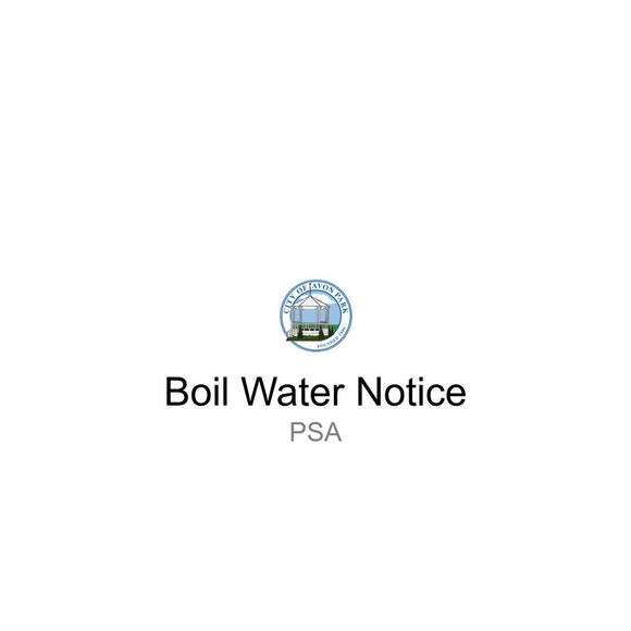 Boil water notice for areas west of Highway 27 - NewsBreak