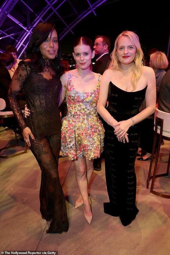 Kerry Washington joins co-stars Kate Mara and Elisabeth Moss at the ...