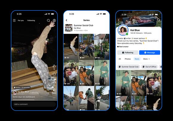 Meta tests ‘Series’ for episodic Reels on Instagram and Facebook ...